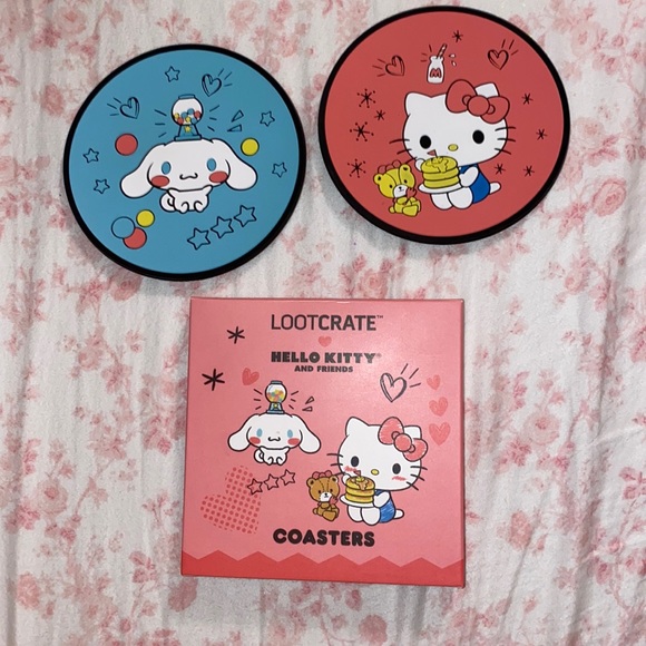 Hello Kitty | Accents | Hello Kitty Sanrio Coasters | Poshmark